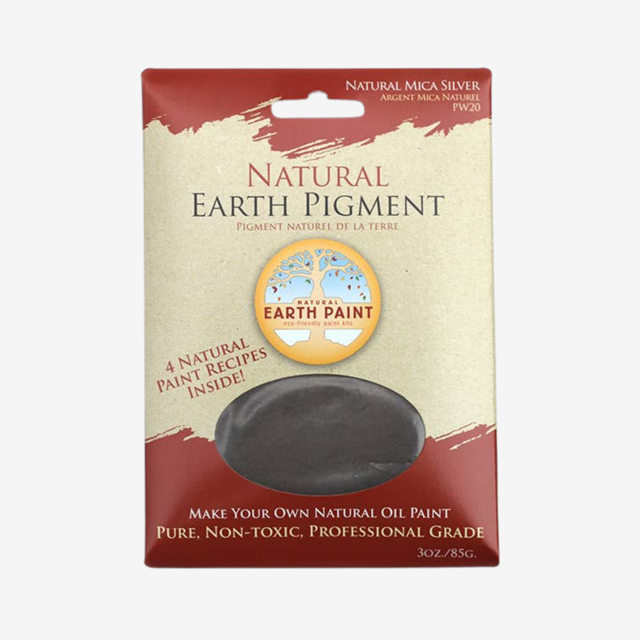 Natural Earth Pigment - Natural Silver Mica - 3 oz. | Good Deeds Market